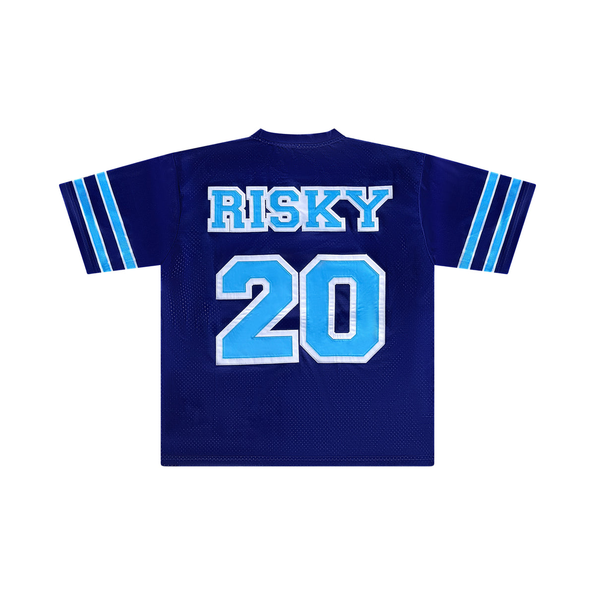 RISKY DOUBLE BLUE MESH JERSEY – risky universe