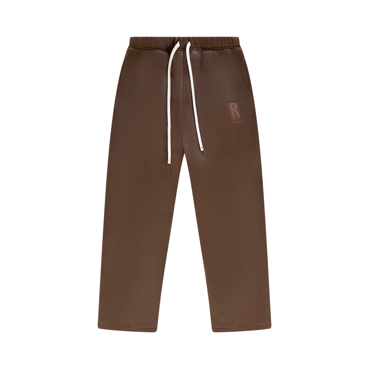 BROWN RISKY PLAINZ SWEATPANTS – risky universe